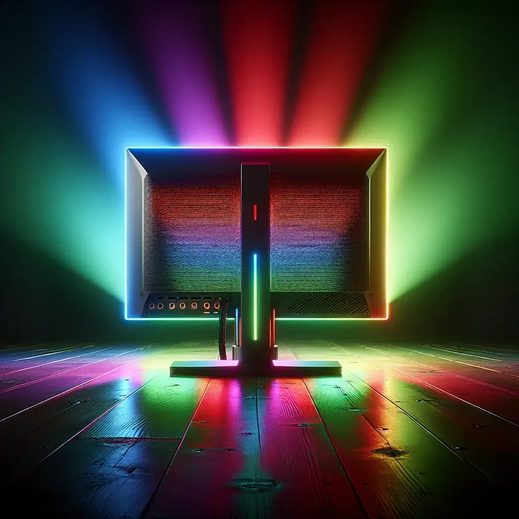 Why are some gaming monitors equipped with RGB lighting on the back ...